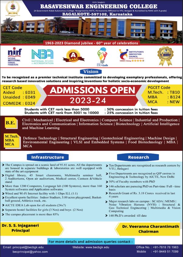 Basaveshwar Engineering College, Bagalkote